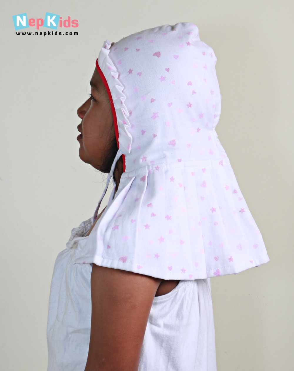 Heart And Star Cottonn Shawl Attached Dhaka Furke Topi (Cap)-For Winter ...