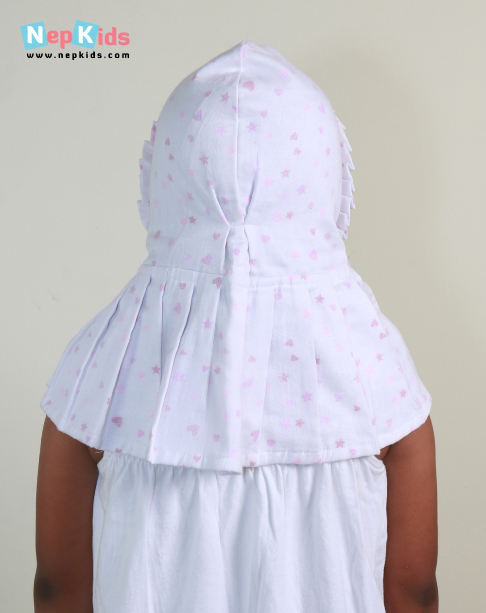 Heart And Star Cottonn Shawl Attached Dhaka Furke Topi (Cap)-For Winter ...